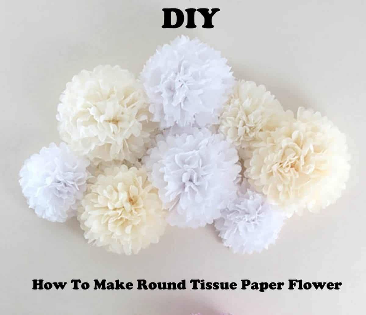 DIY how to make a round tissue paper flower | DayMoms.com