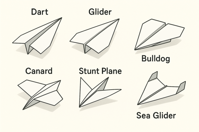 Ways to Make different shapes of Paper Airplane | DayMoms.com